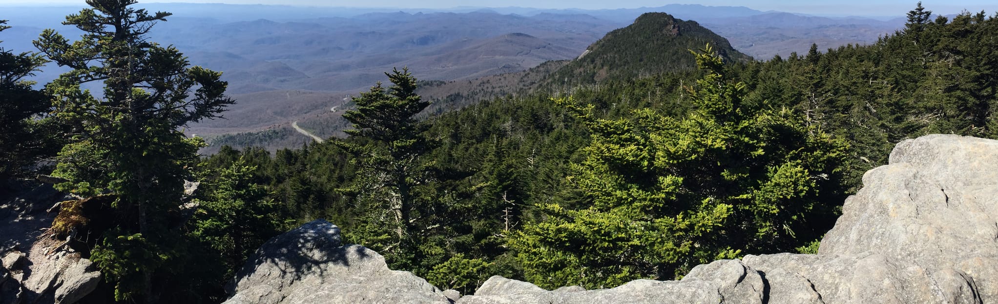 Daniel Boone Scout Trail to Calloway Peak, North Carolina - 1,874 ...