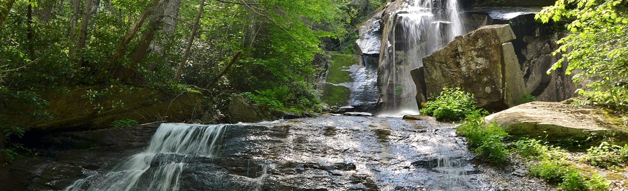 Jones Falls and Splash Dam Falls From Elk River Falls, Tennessee - 815 ...