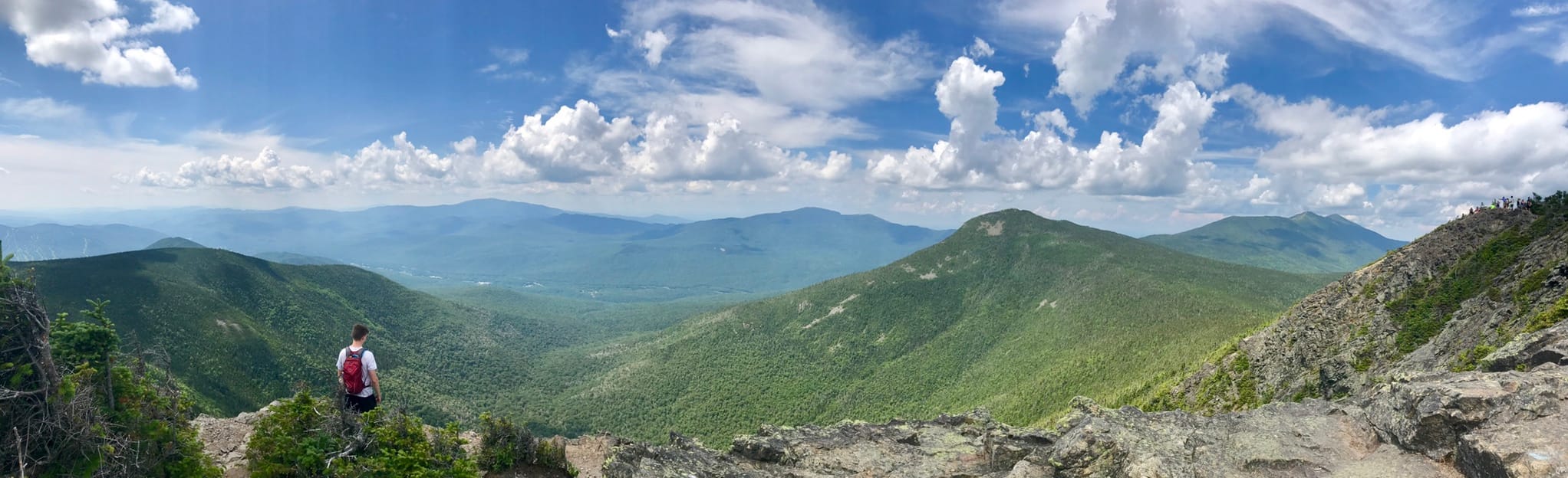 Mt. Lafayette, Little Haystack Mountain, Mt. Liberty, and Mt. Flume ...