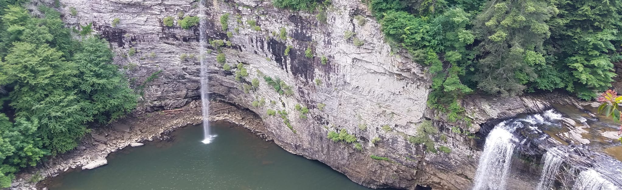 Base of Falls Trail, Cane Creek Falls, and Gorge Overlook Trail ...