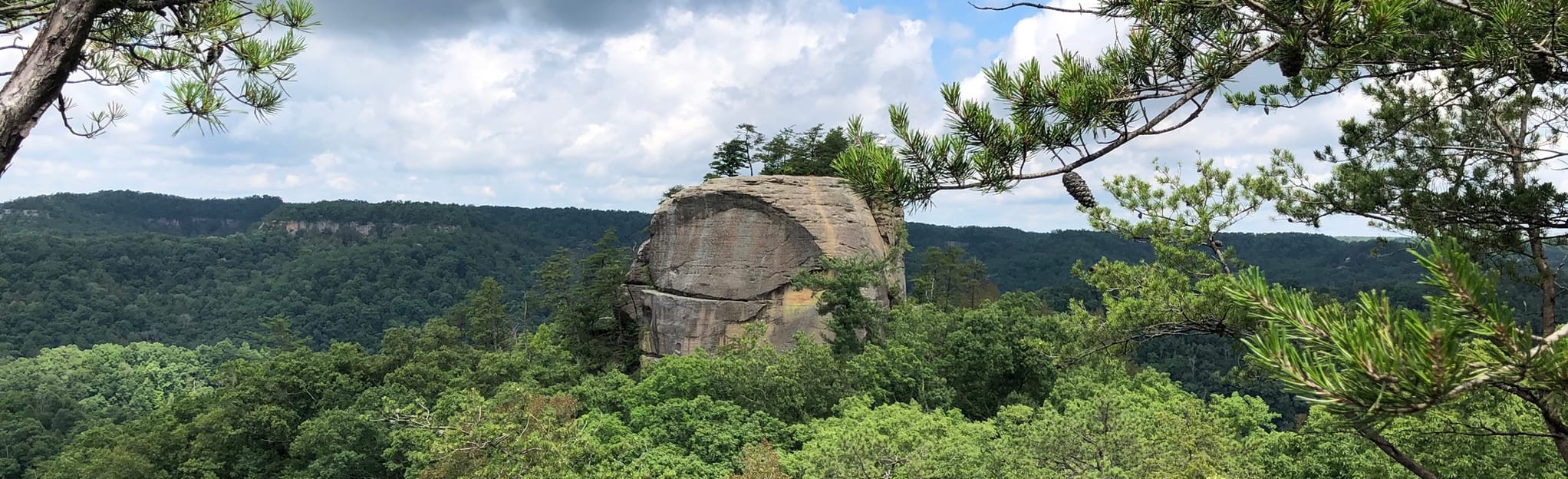 Double Arch, Courthouse Rock and Auxier Ridge Loop, Kentucky - 3,288 ...
