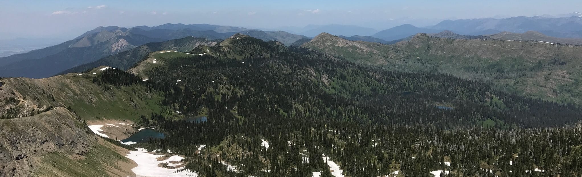 Mount Aeneas and Picnic Lakes via #717 and #392 Trails, Montana - 617 ...