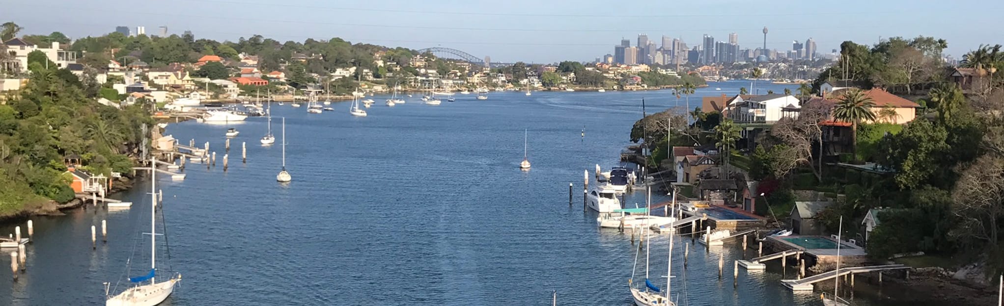 Hunters Hill Wharf via Tarban Creek Bridge and Huntleys Point: 13 ...