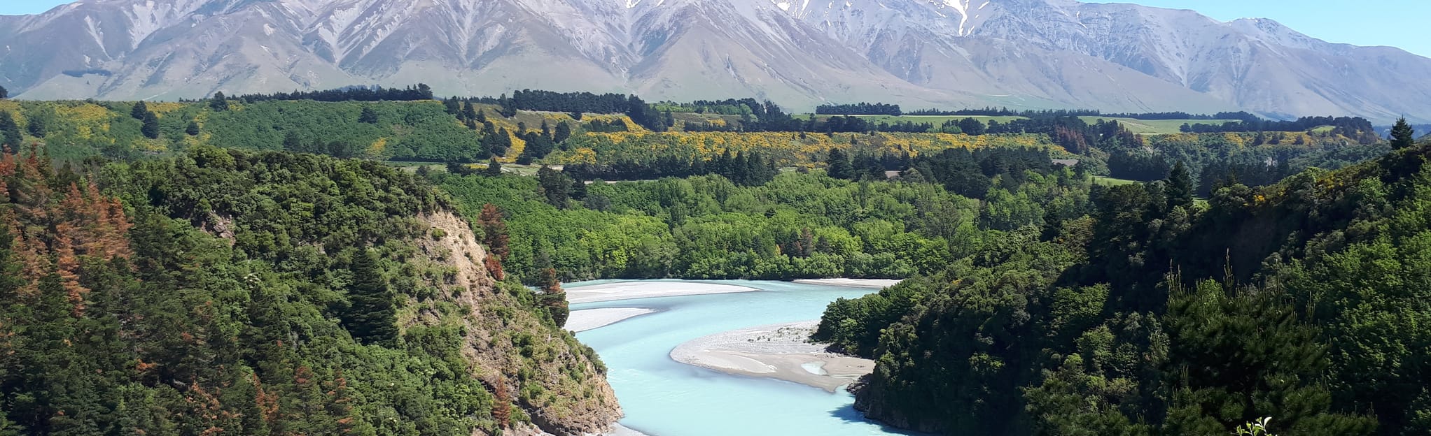 Lower Gorge Lookout via Rakaia Gorge Walk, Canterbury, New Zealand ...