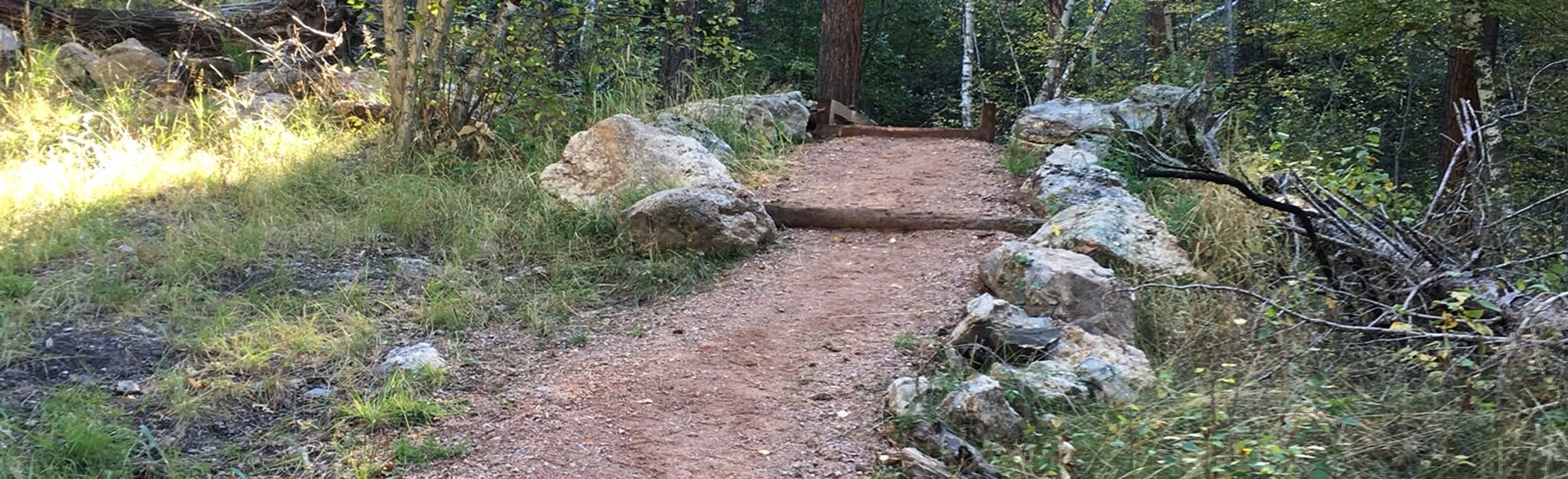 Horse Thief Lake from Mount Rushmore via Blackberry and Centennial ...
