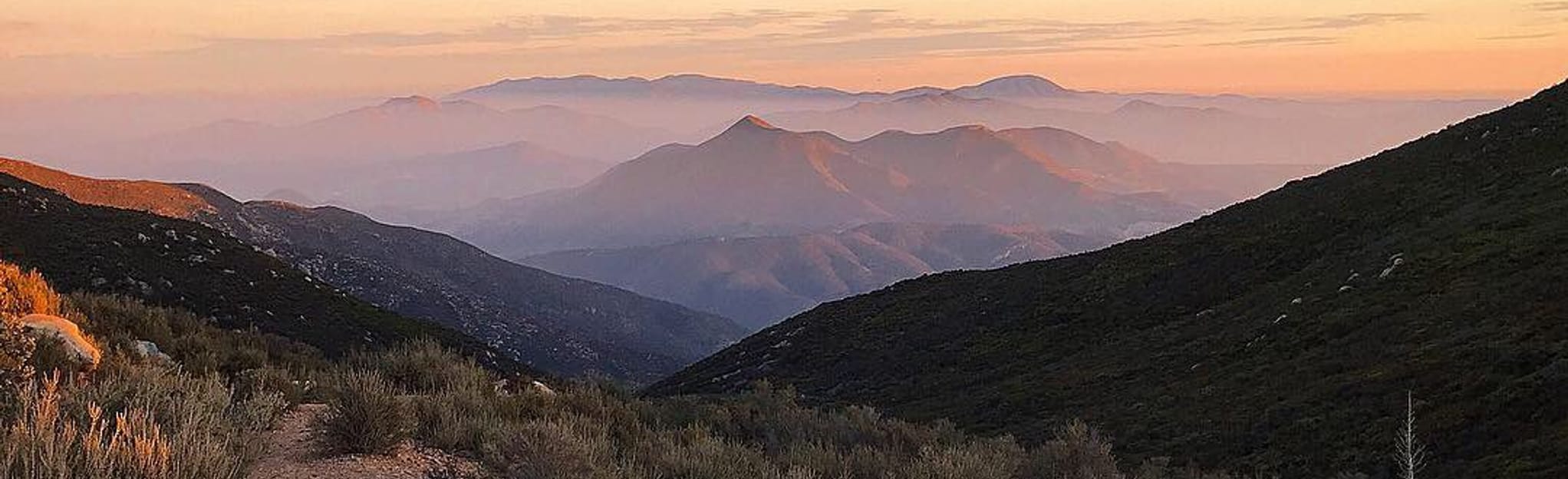 Otay Mountain via Minnewawa and Otay Mountain Truck Trail, California ...