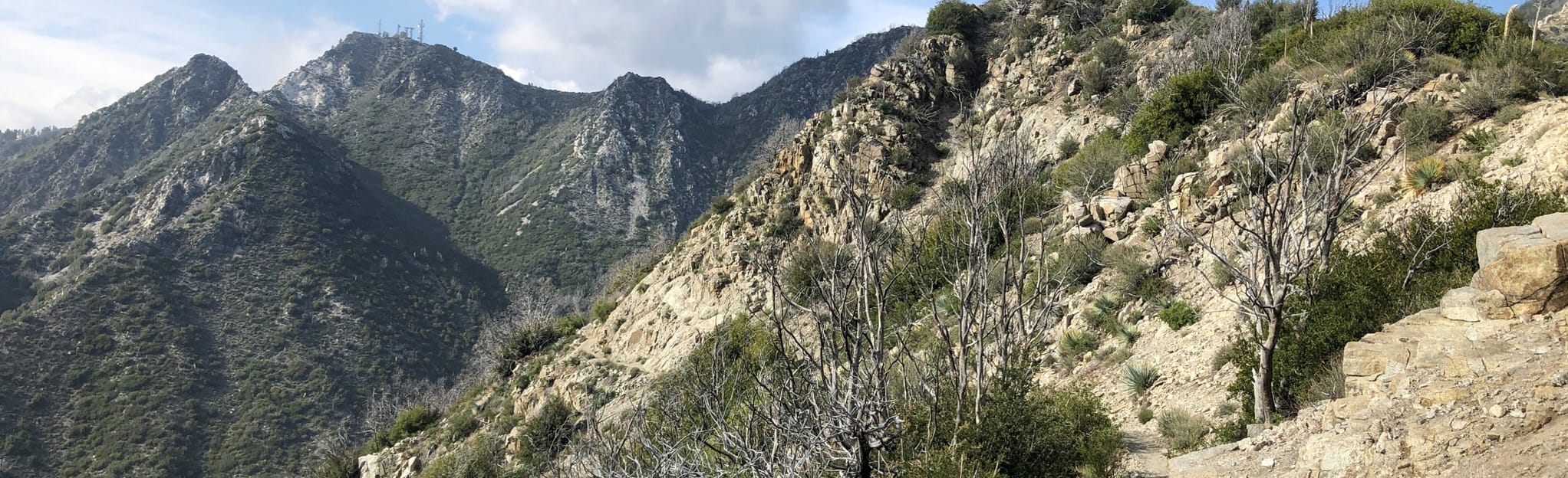 San Gabriel, Mount Disappointment, Lowe, Markham via Mt Lowe Motorway ...