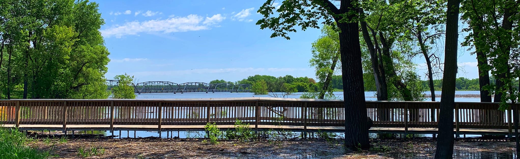 Old Cedar Avenue Bridge, Long Meadow Lake and Bluff Trail, Minnesota ...