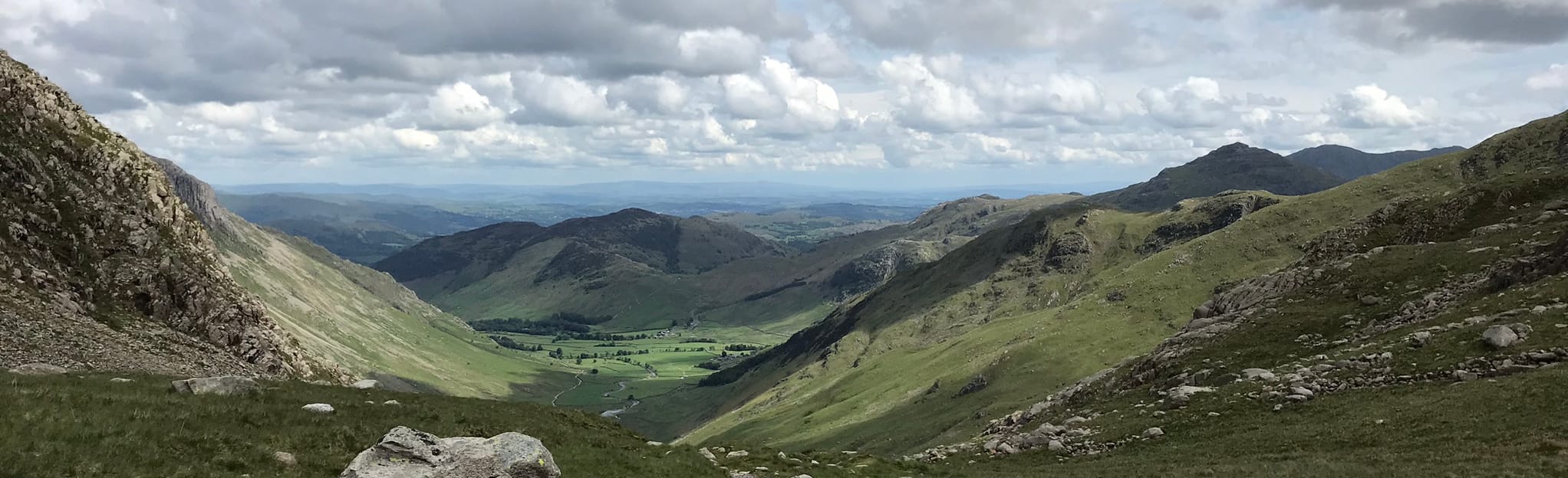 Rossett Pike, Allen Crags, Red Beck top and Glaramara, Cumbria, England ...