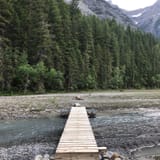 Kinney Lake, Emperor Falls, Berg Lake and Adolphus Lake, British ...