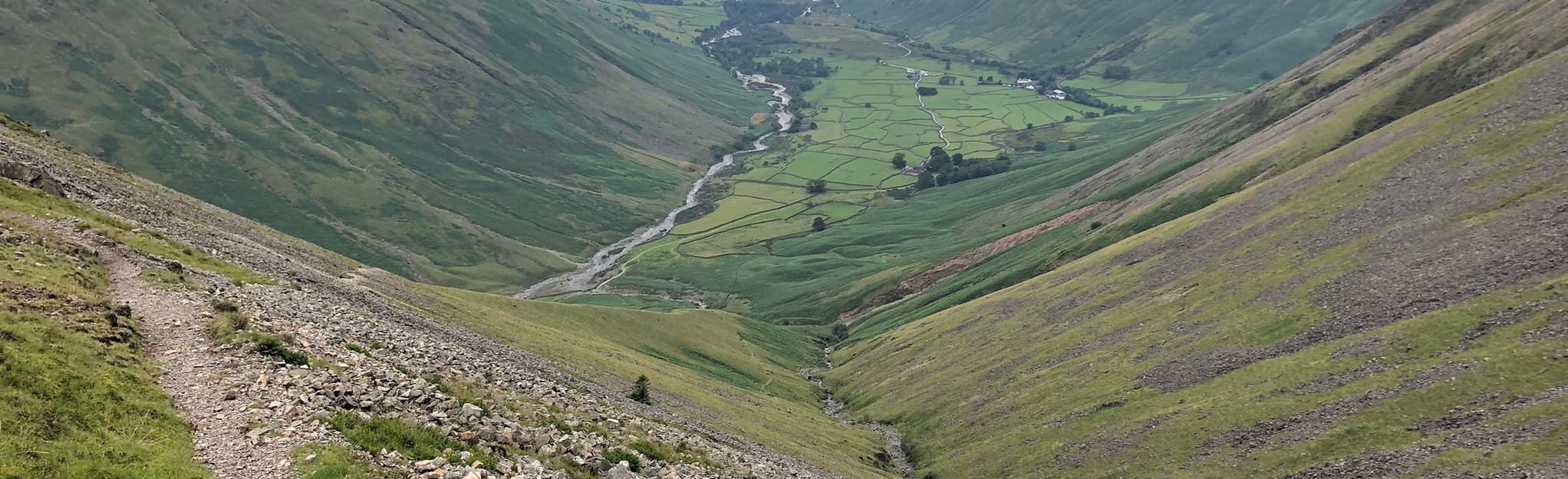 Kirk Fell via Moses' Trod and Black Sail Pass - Cumbria, England ...