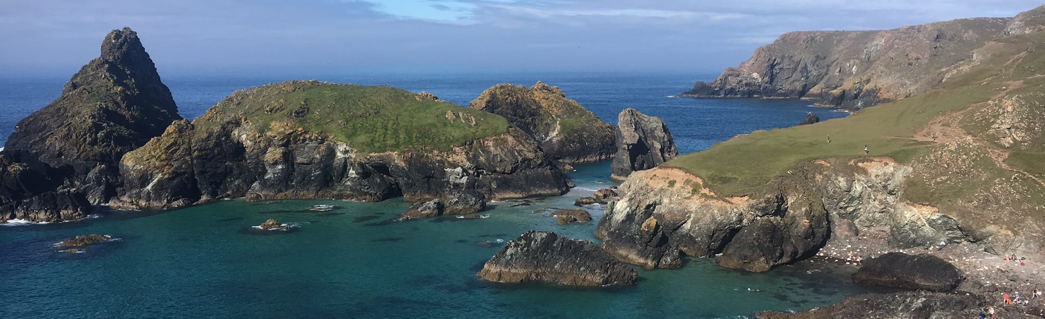 Kynance Cove, Lizard Point, Housel Bay, and Ruin Minor, Cornwall ...