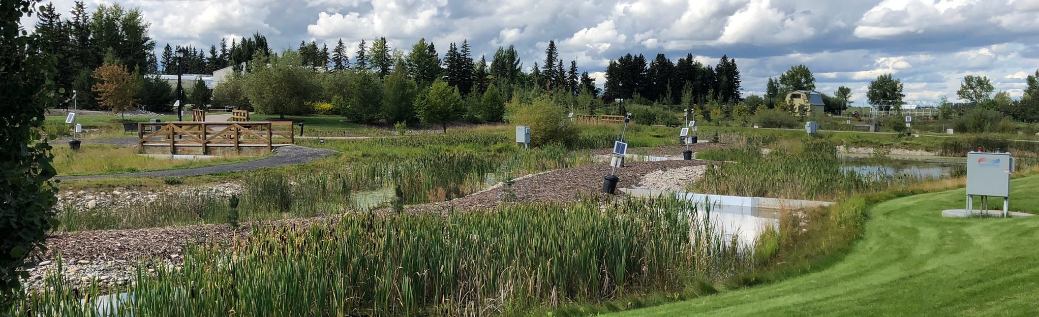 Olds College Botanic Gardens and Treatment Wetlands Trails, Alberta ...