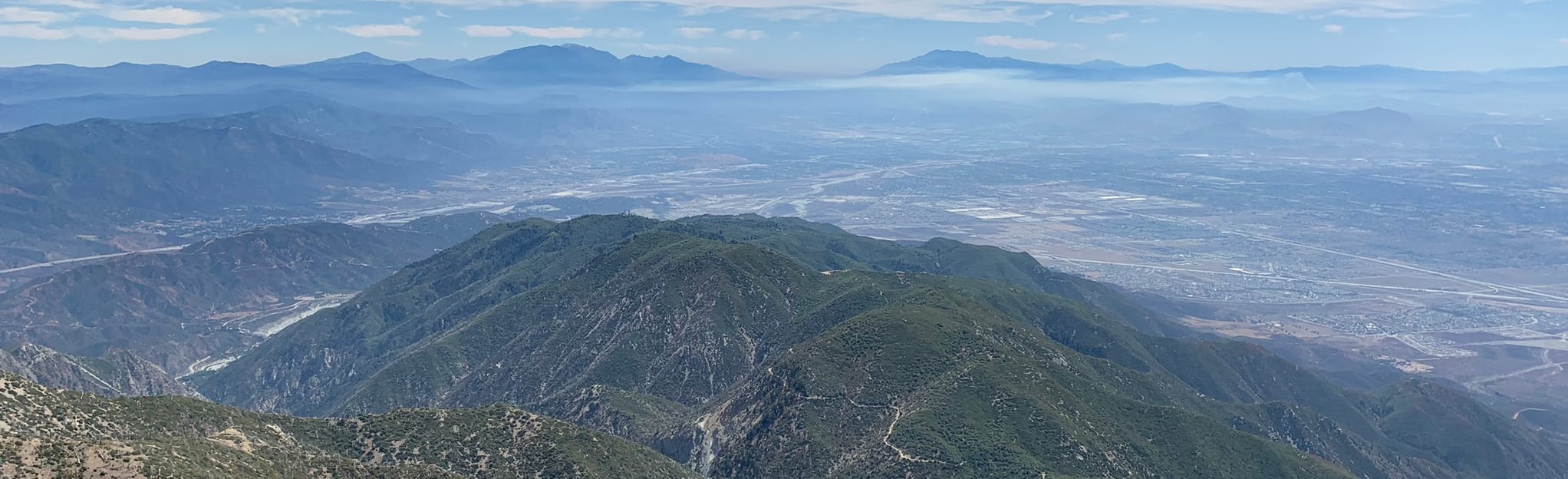 Etiwanda, Cucamonga, Bighorn, Ontario Peak via Icehouse Canyon Trail ...