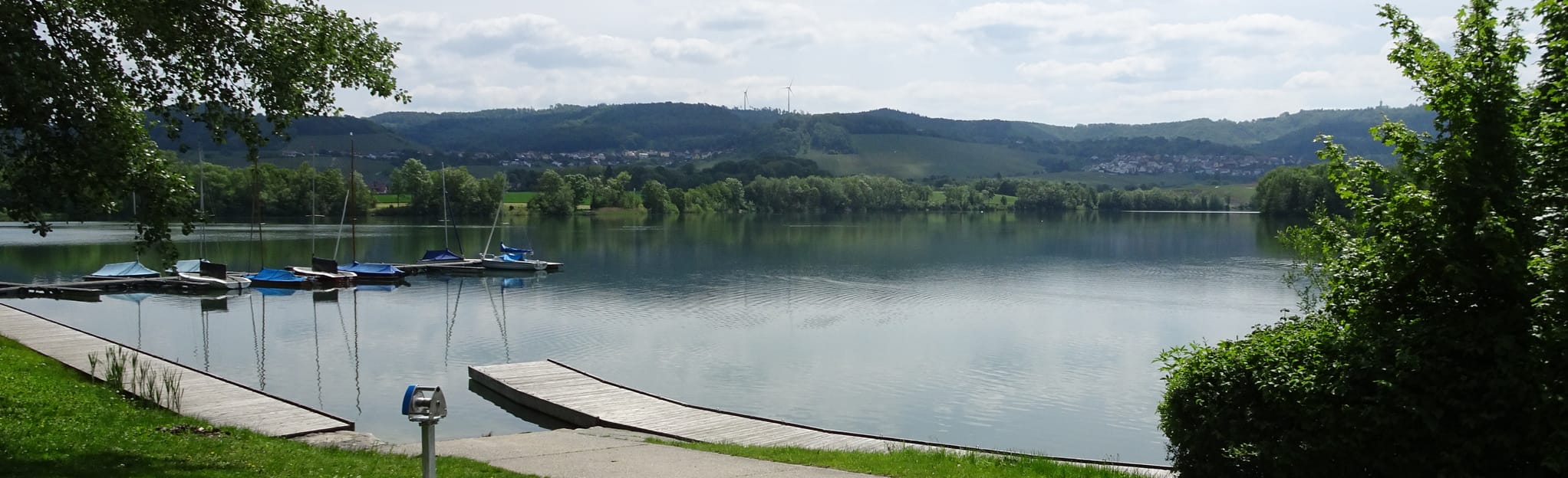 Breitenauer See zu Sulzbach an der Murr, Baden-Wuerttemberg, Germany ...