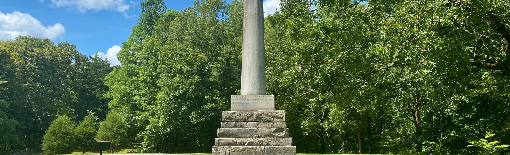 D.A.R. Marker at the Meriwether Lewis Death and Burial Site, Tennessee ...