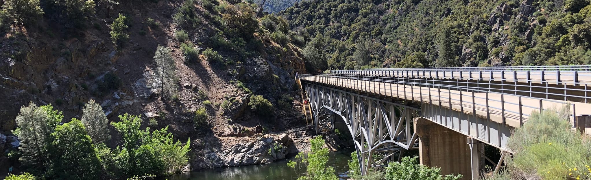 Johnsondale Bridge River Trail : 666 Photos - Californie | Randonnée ...