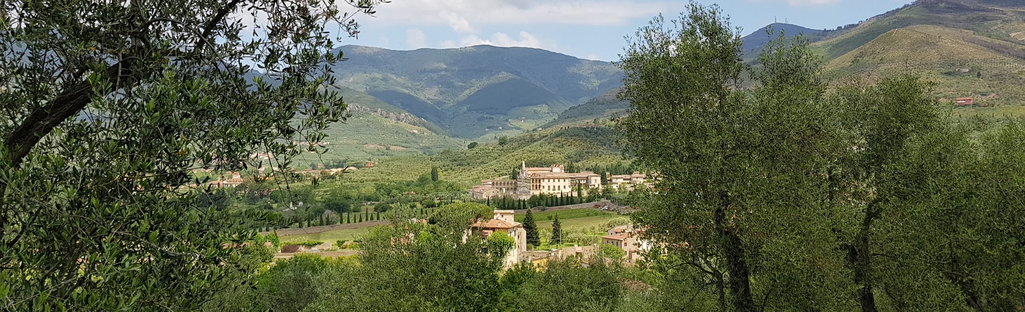 Pisa - Monte Pisano - Lucca via Via Francigena, Tuscany, Italy - Map ...