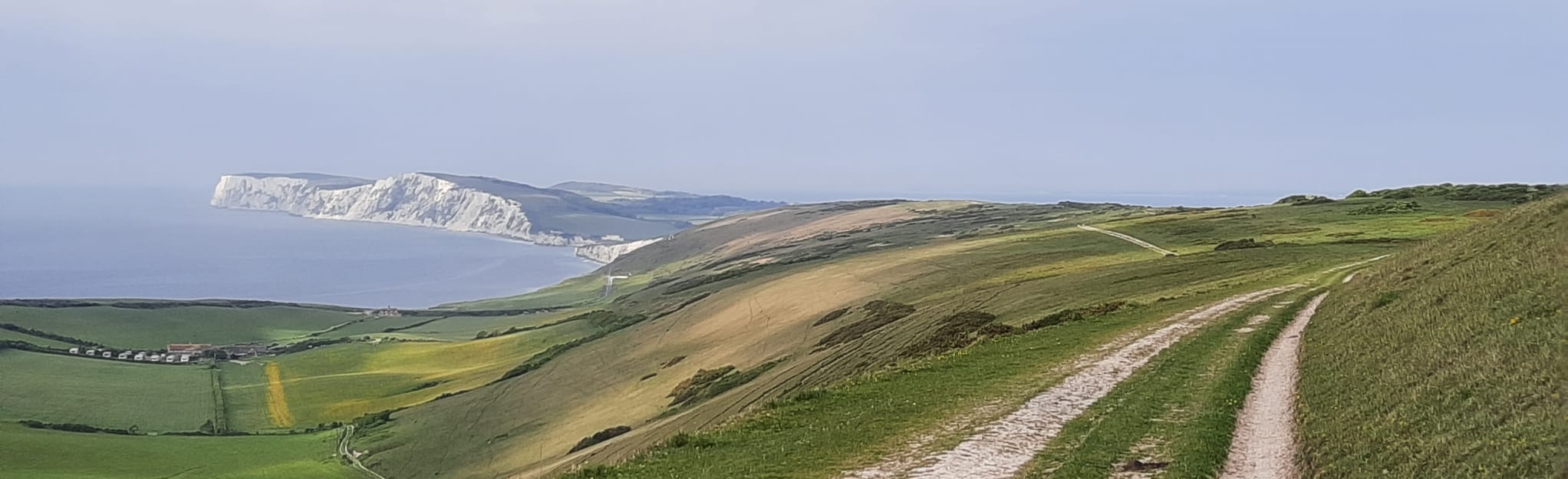 Compton Down via Jubilee Carpark, Isle of Wight, England - Map, Guide ...