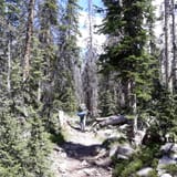 Four Lakes Basin via Highline and Four Lakes Basin Trails, Utah - 139 ...