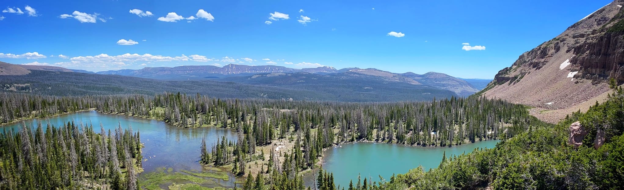 Naturalist Basin via Highline, Naturalist Basin and Blue Lake Trails ...