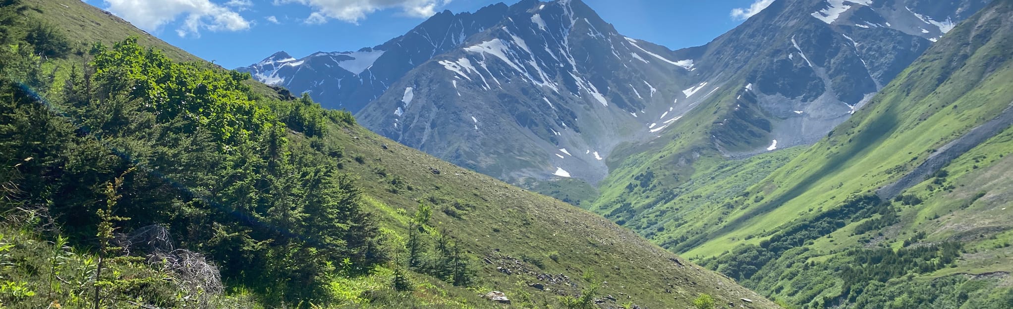 Crow Pass, Crystal Lake, and Barnes Mountain Trail, Alaska - 989 ...