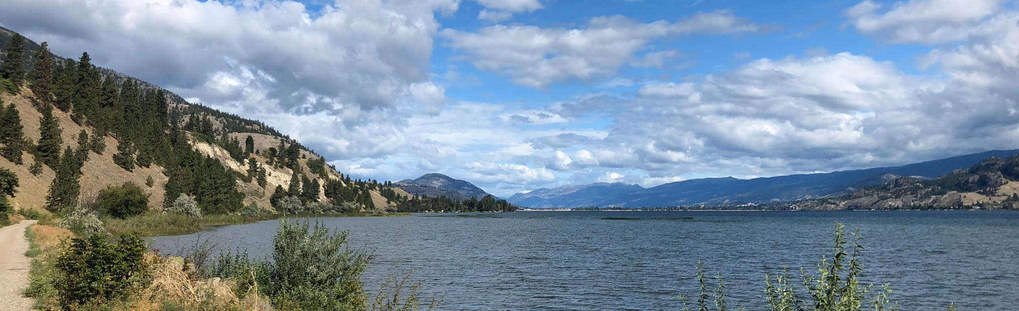 Skaha Lake via KVR-Ponderosa and Kettle Valley Rail Trail, British ...
