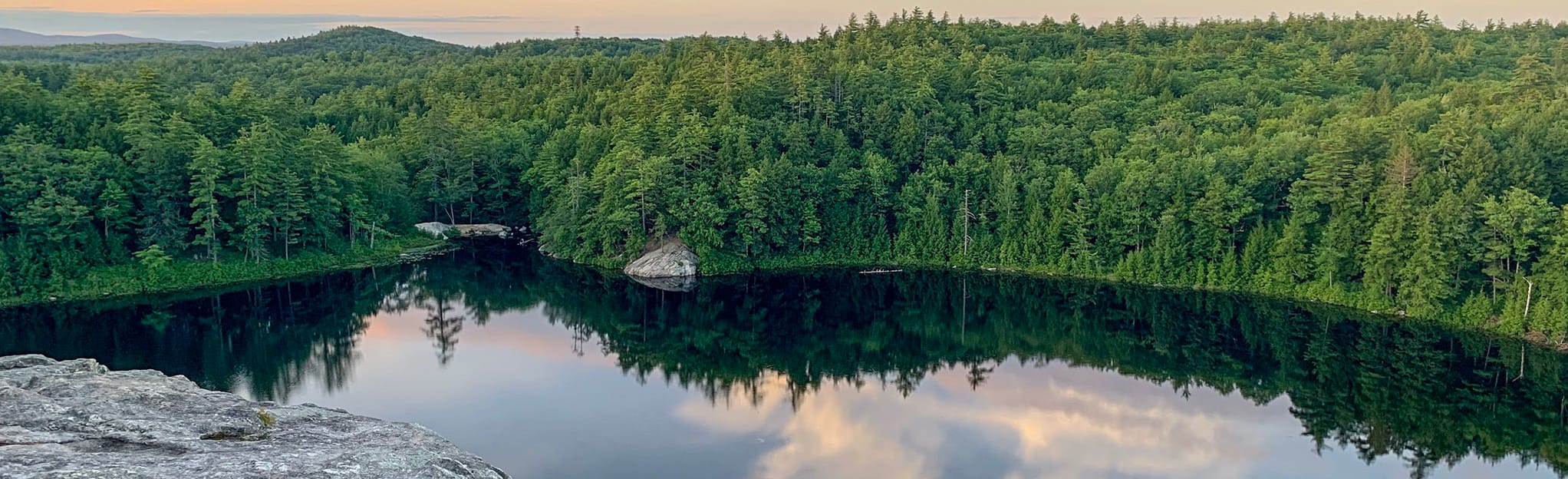 Stonehouse Pond Overlook, Ledges, and Locke Loop, New Hampshire - 695 ...
