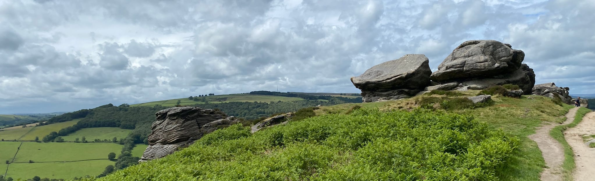 Baslow via Curbar Edge and Froggatt Edge Circular, Derbyshire, England ...