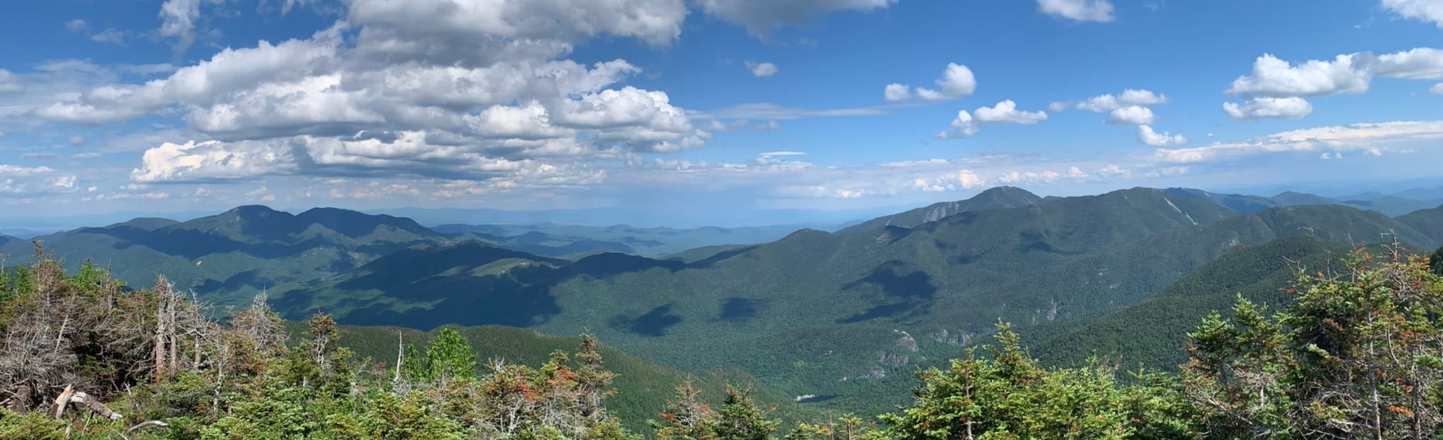 Sawteeth Mountain to Pyramid Peak to Armstrong Mountain, New York - 467 ...