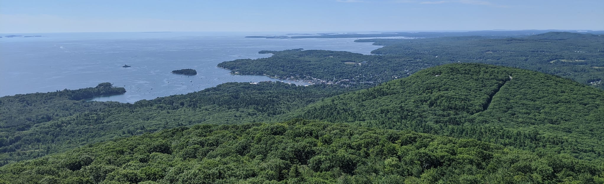 Mount Megunticook, Maiden Cliff, and Mount Battie Loop, Maine - 313 ...
