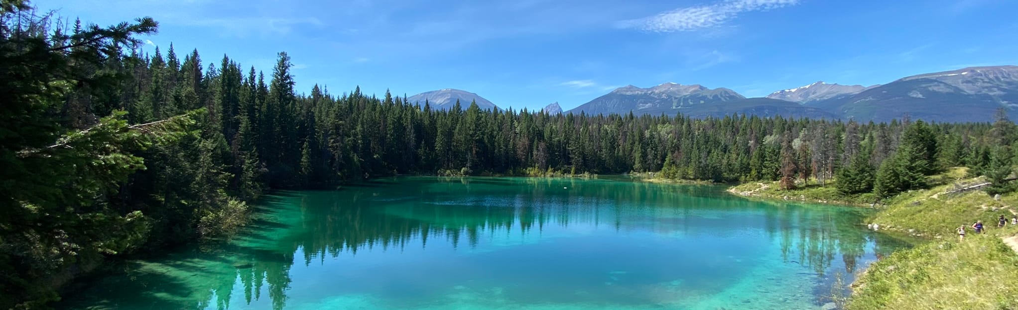 Valley of the Five Lakes and First Lake, Alberta, Canada - 2,129 ...