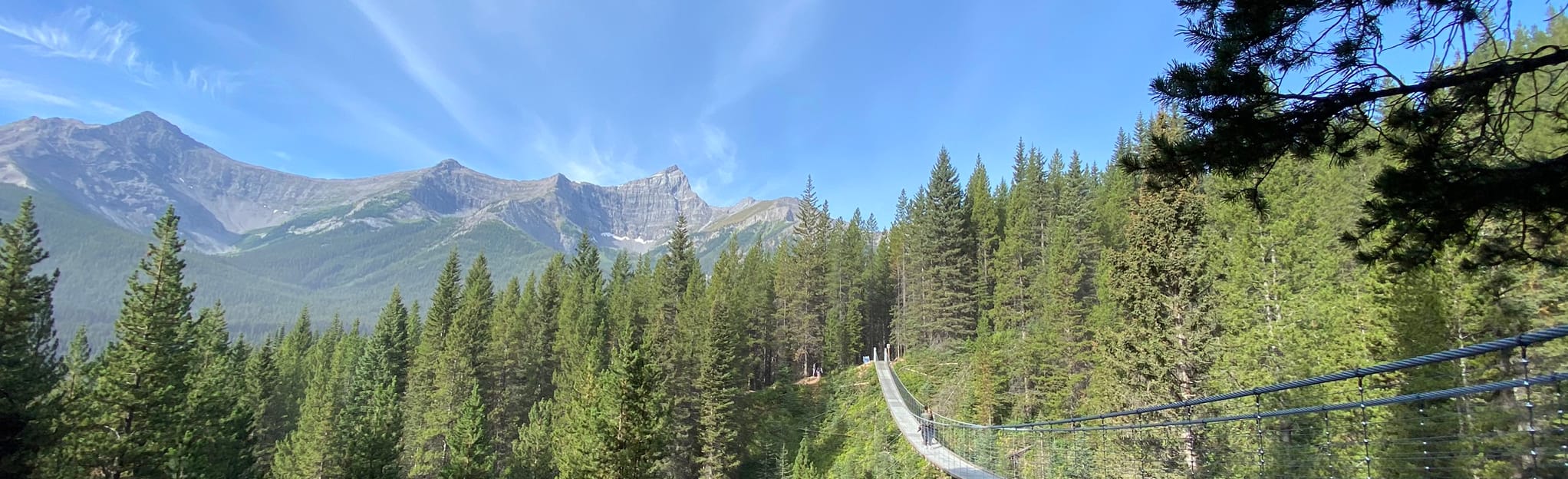 Blackshale Suspension Bridge via High Rockies, 527 Fotos - Alberta ...