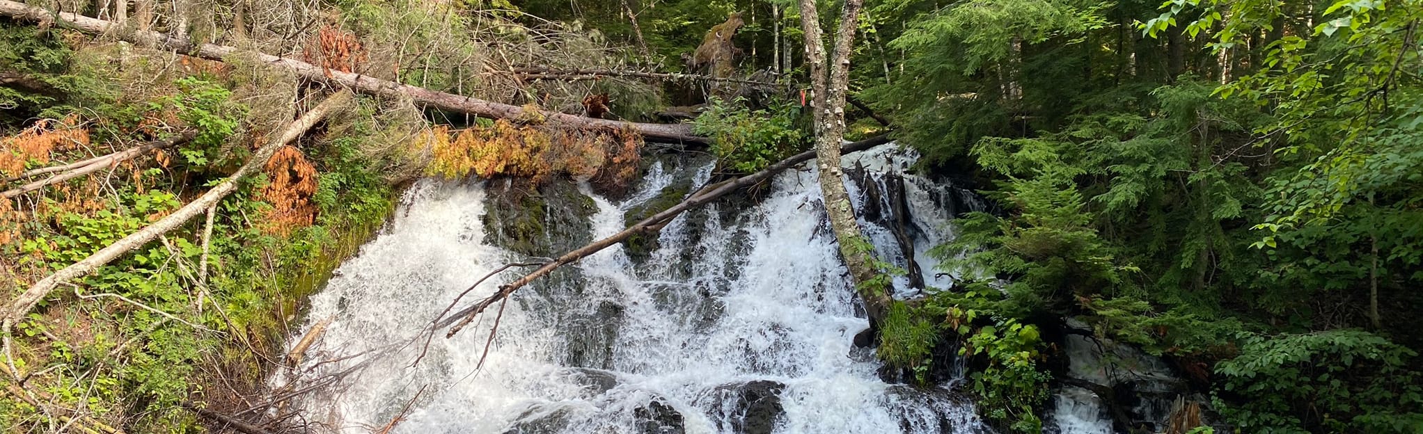 Morgan Falls via Marquette Mountain Road, Michigan - 482 Reviews, Map ...