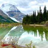 Kinney Lake, Emperor Falls, Berg Lake and Adolphus Lake, British ...