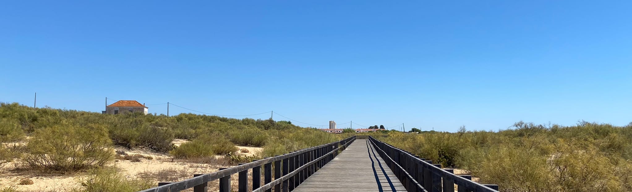 Manta Rota - Praia da Alagoa via Passadiços de Madeira, Faro, Portugal ...