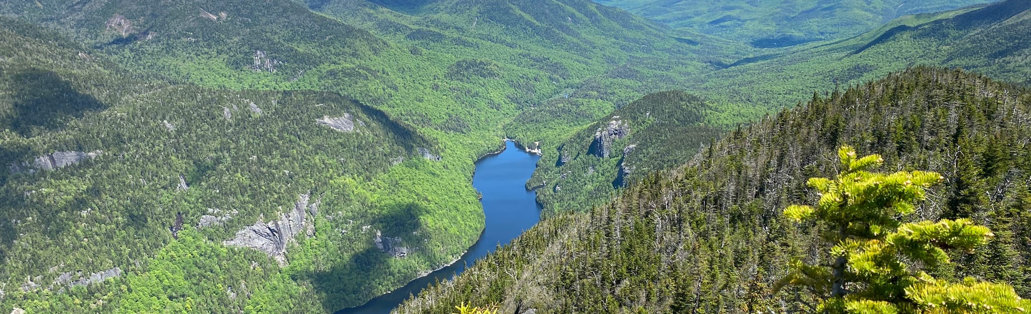 Mt Colvin, Blake, Sawteeth, Pyramid, Gothics, Armstrong, and Wolfs Jaw ...