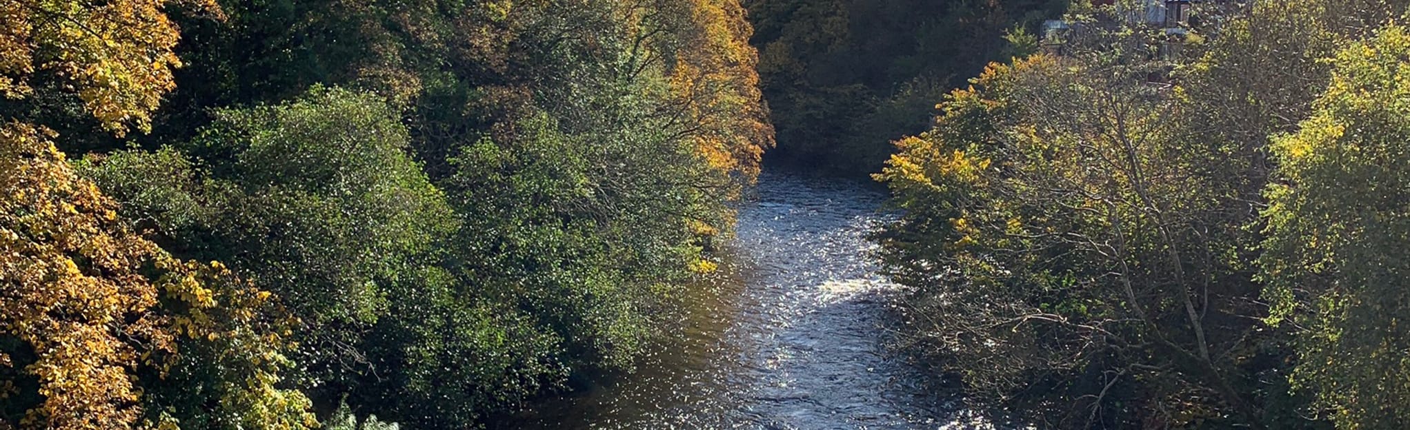 Crossford to Kirkfieldbank via River Clyde, South Lanarkshire, Scotland ...