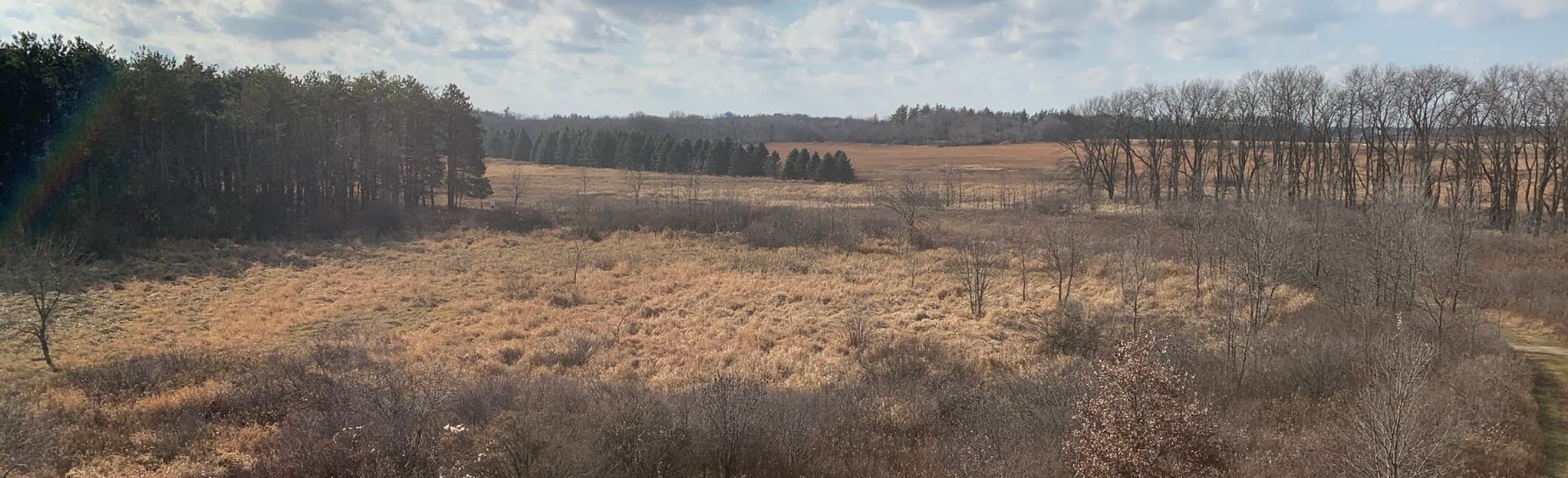 The Tower via South Trail, West Prairie and Restored Prairie Loop | Map ...