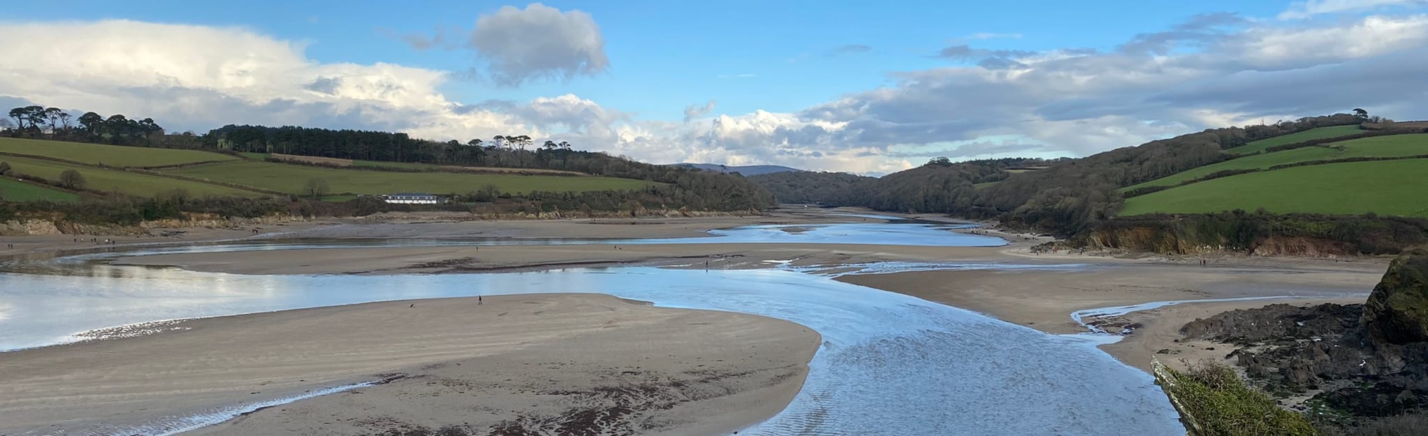 River Erme, Middlecombe Beach and Kingston Circular, Devon, England ...