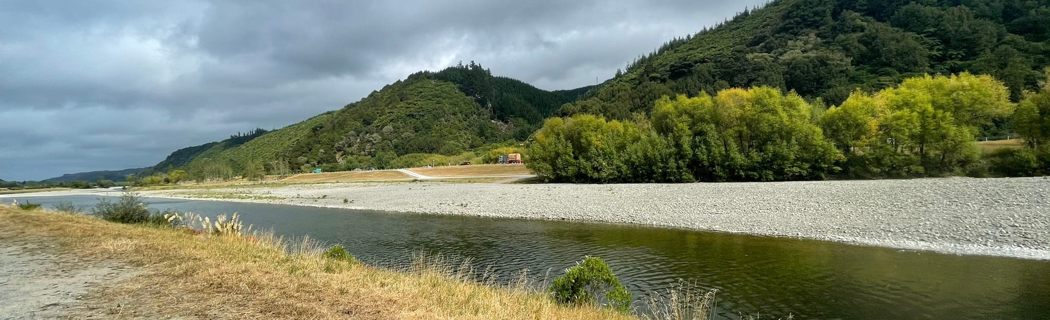 Hutt River Trail from Trentham Memorial Park, Wellington, New Zealand ...