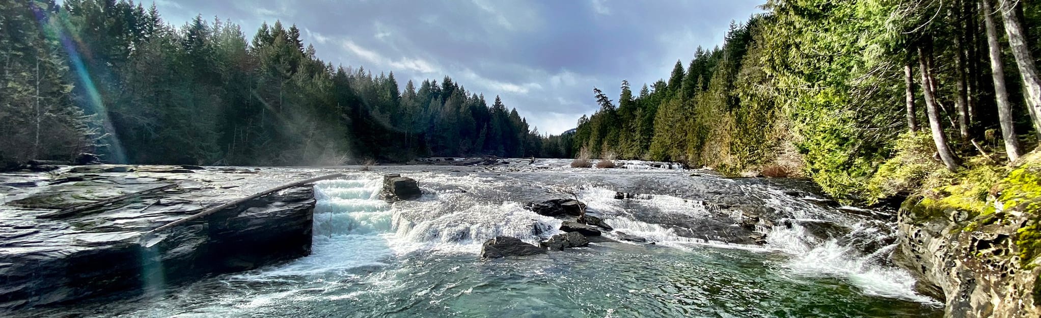 Comox Lake to Nymph Falls via Puntledge River Trail - British Columbia ...