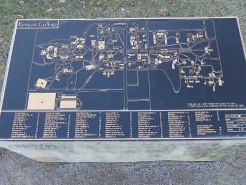 Kenyon College Campus Map