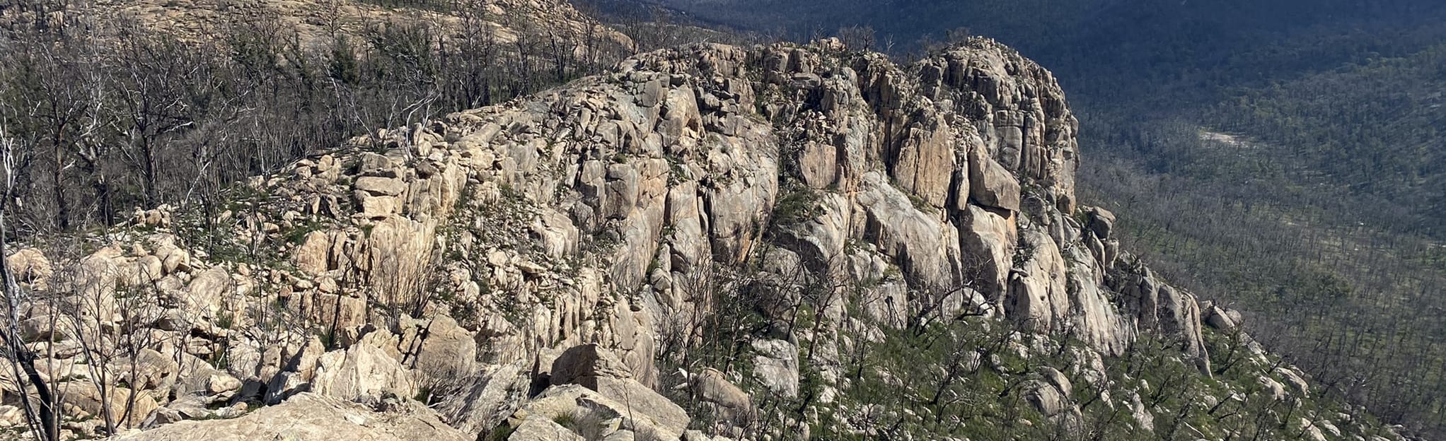 Booroomba Rocks from Honeysuckle Campground, Australian Capital ...