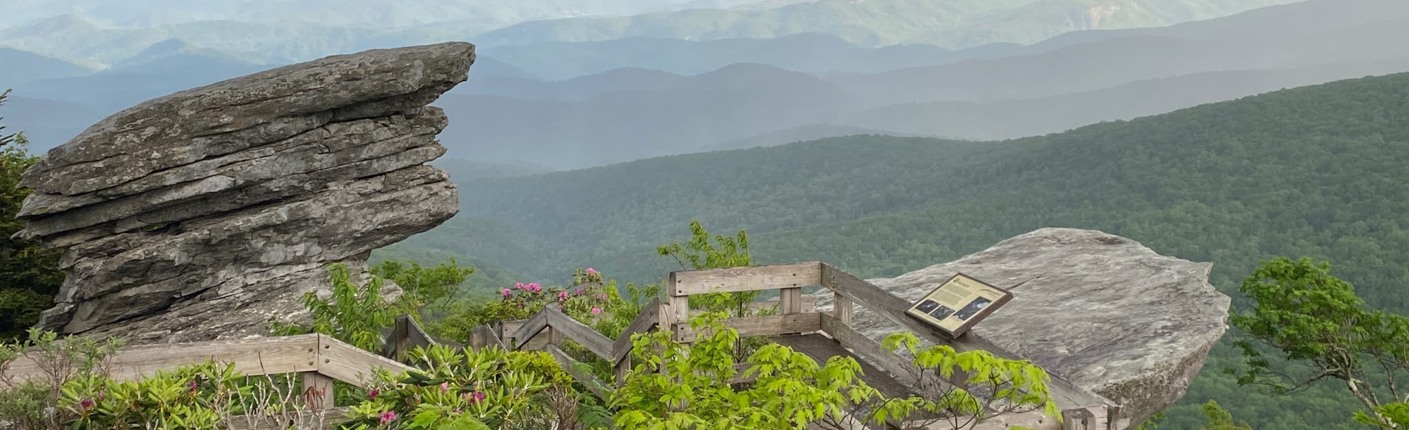 Tanawha Trail Viewpoint From Boulder Field Overlook, North Carolina ...