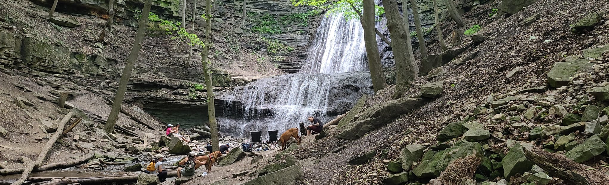 Sherman and Tiffany Waterfalls via Bruce Trail, Ontario, Canada - 546 ...