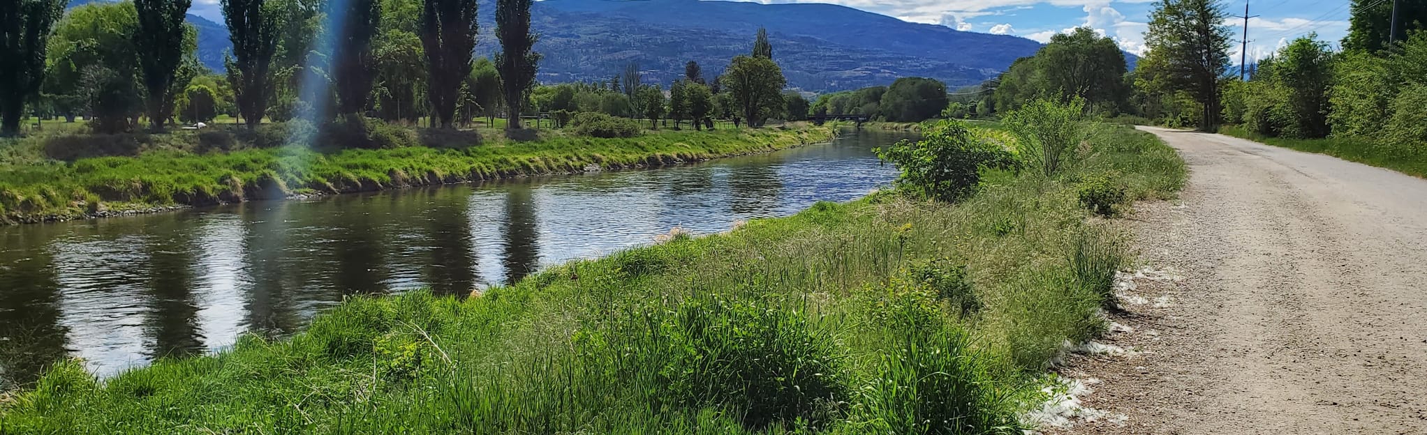 Channel Pathway: Skaha Lake to Okanagan Lake, British Columbia, Canada ...
