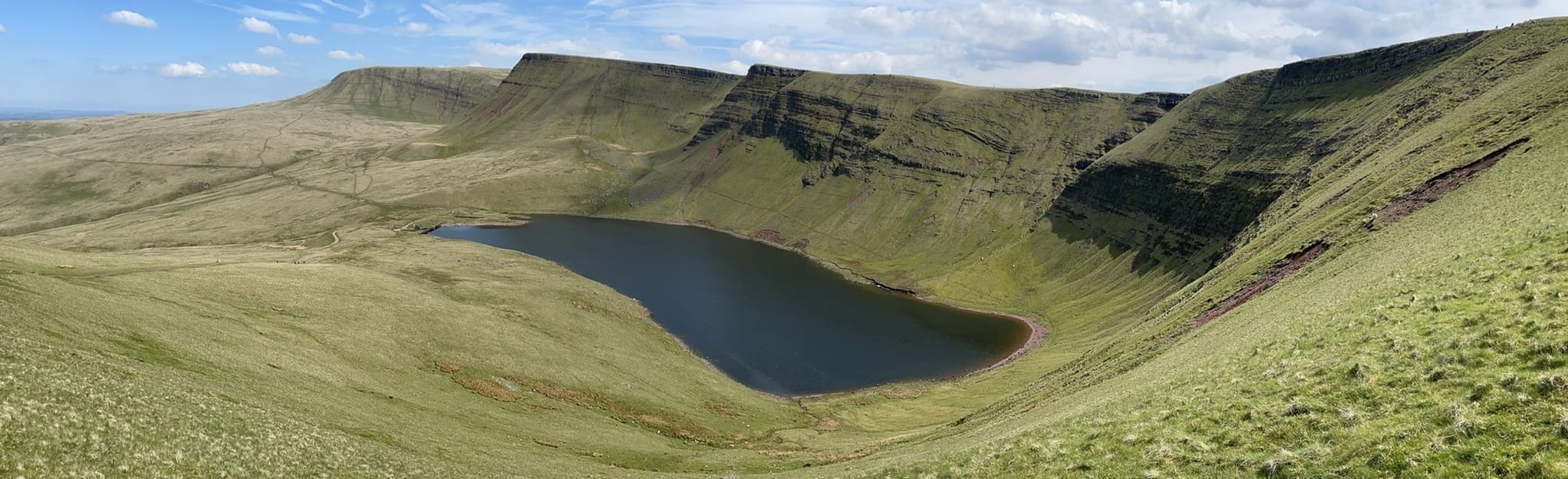 Llyn y Fan Fach, Llyn y Fan Fawr, and The Carmarthen Fans Circular ...