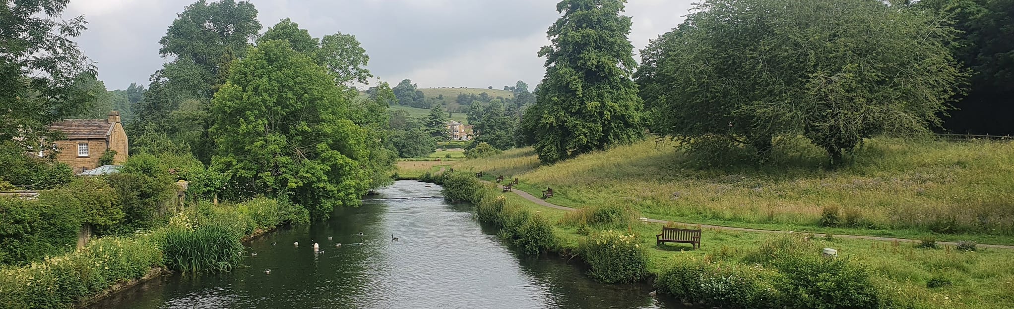 Bakewell, Edensor, and Chatsworth Circular, Derbyshire, England - 623 ...