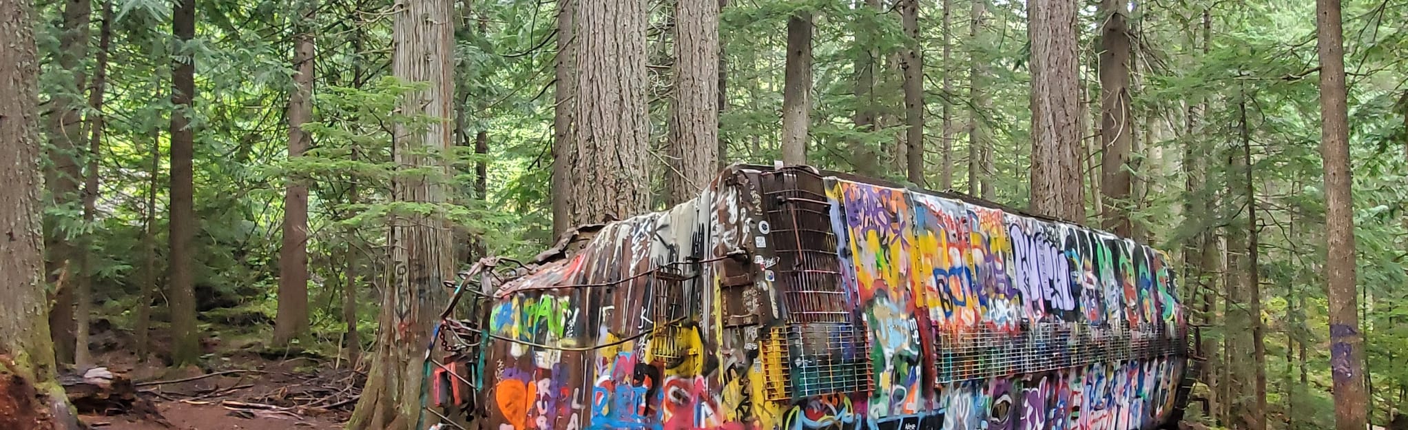 Whistler Train Wreck via Sea to Sky and Train Wreck Trails: 2172 ...